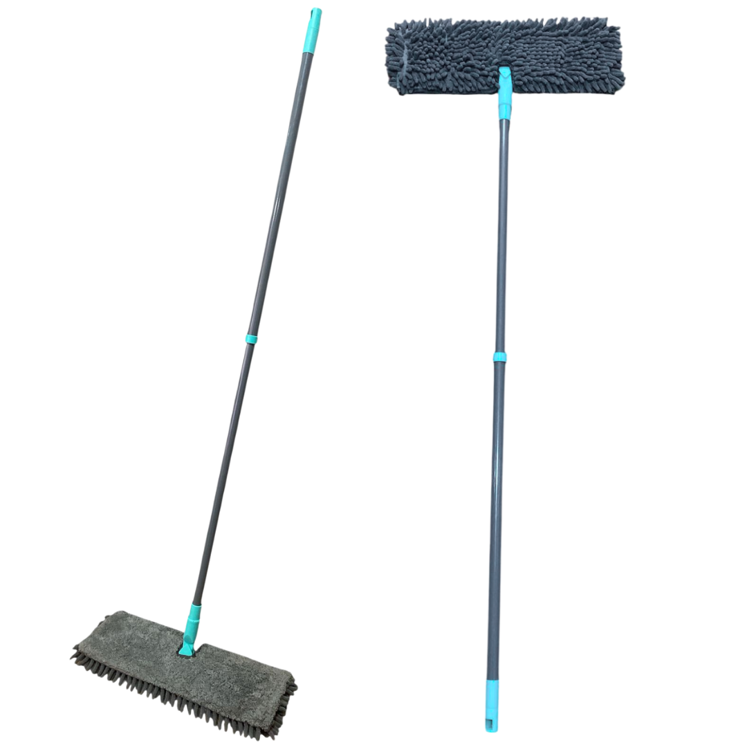 Trapero De Microfibra Y Pulidor Con Mango Extensible 2 En 1 – Paulideas