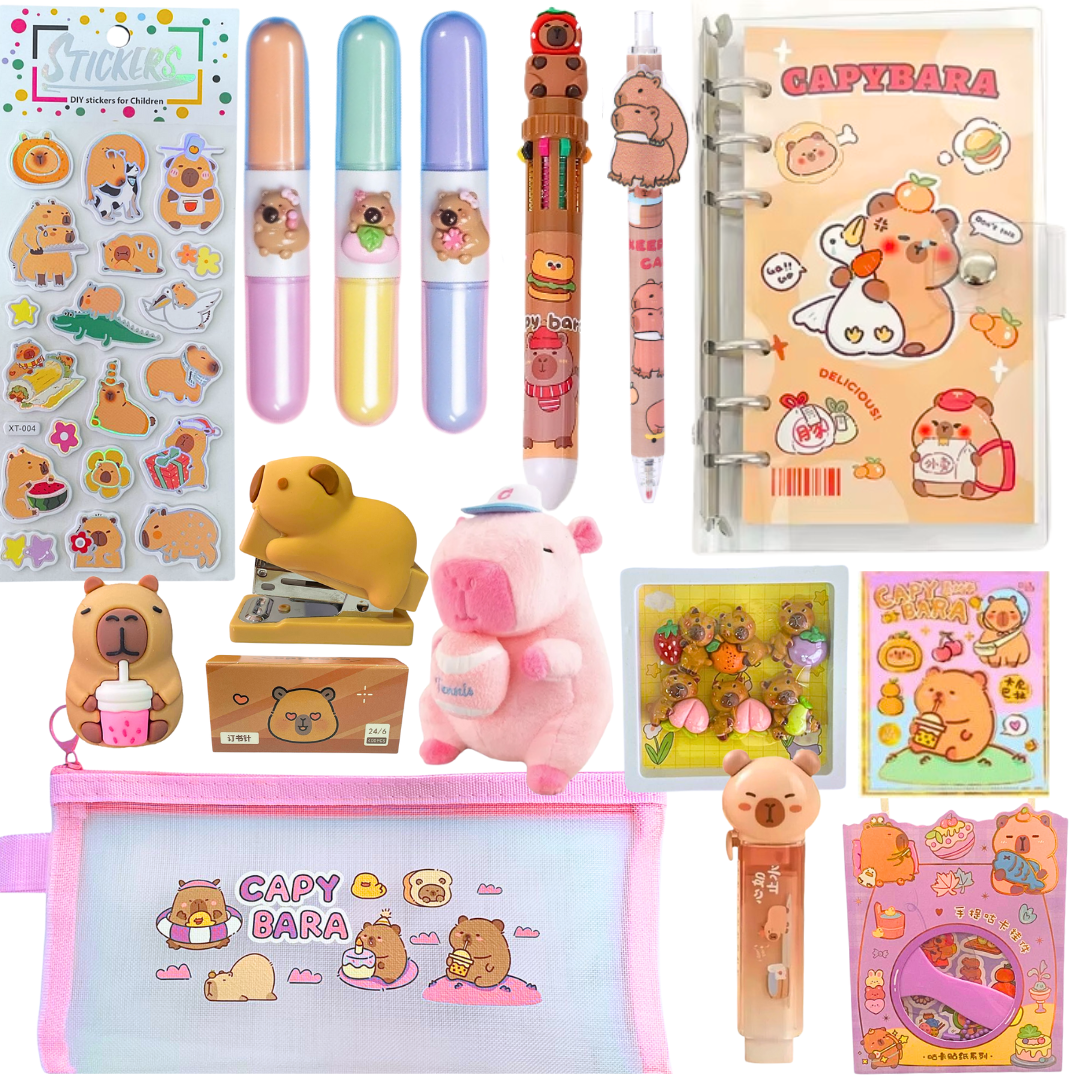 Papelería Capibara Kawaii Box De Regalo Capybara Tamaño Xl – Paulideas